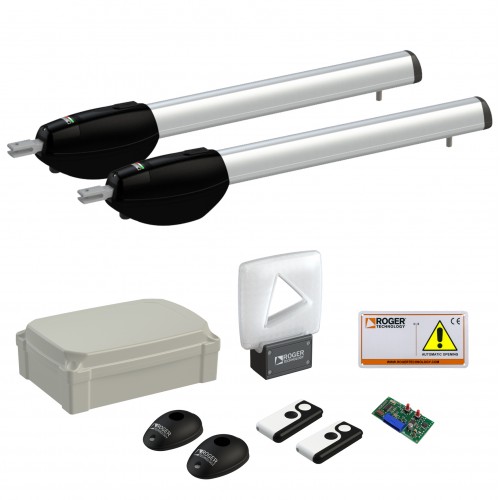 KITBE20/410 Roger Technology Swing Gate Kit up to 4M - Gate Automation ...